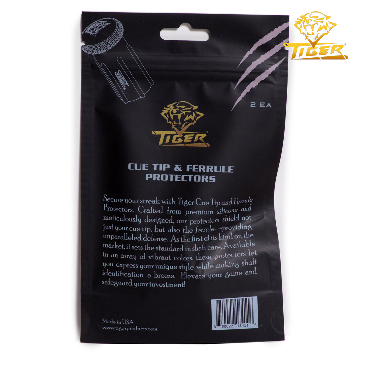 Tiger Cue Tip and Ferrule Protectors, 2-Pack, Rose Quartz – Billiard City