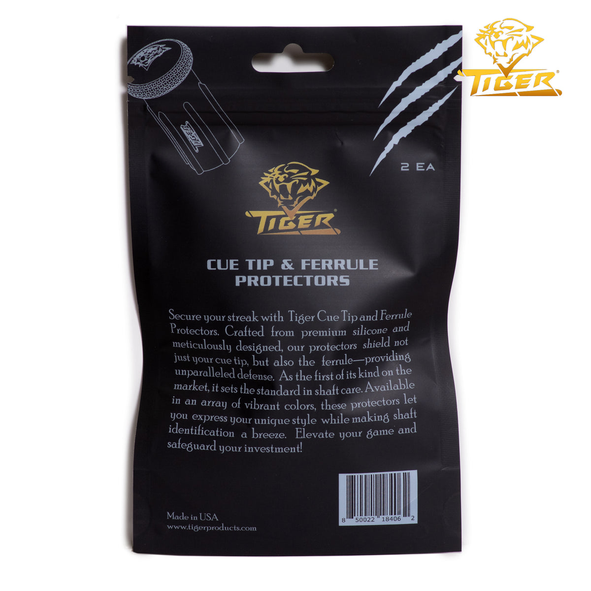 Tiger Cue Tip and Ferrule Protectors, 2-Pack, Diamond – Billiard City
