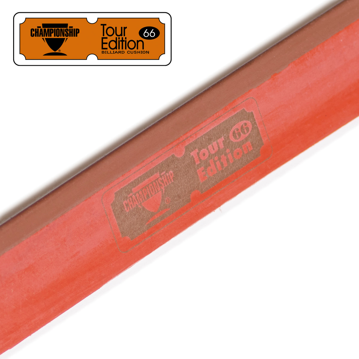 Championship Tour Edition K66 Pool Table Rail Rubber 43”, Set of 6 ...