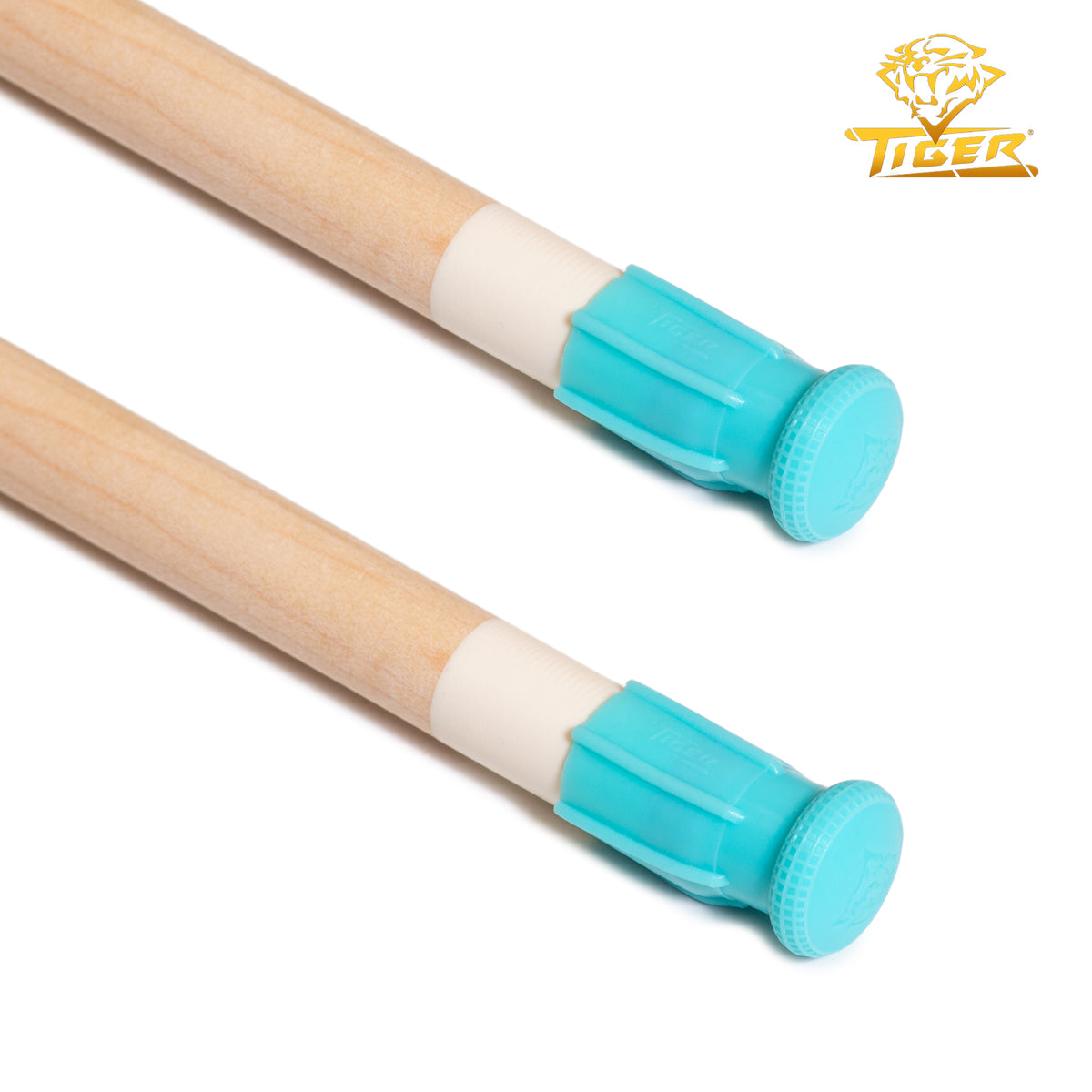 Tiger Cue Tip and Ferrule Protectors, 2-Pack, Tourquoise – Billiard City