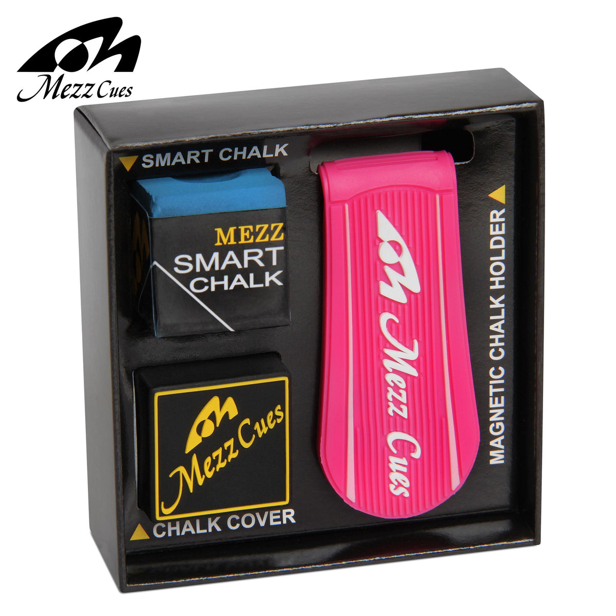 Mezz Smart Chalk Set Pink/White Logo – Billiard City