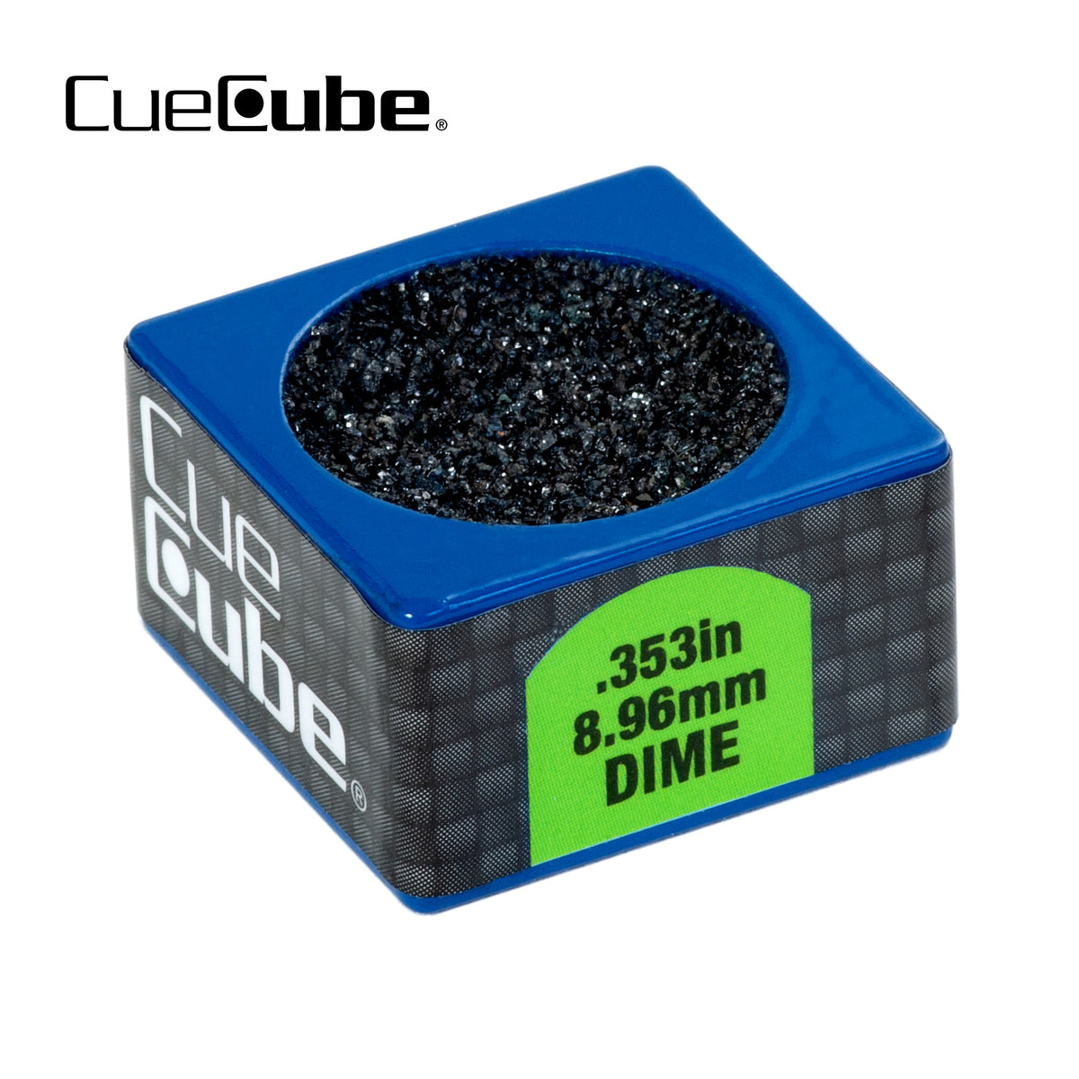 Cue Cube Tip Tool 2 in 1 Dime Radius (.353") Blue – Billiard City