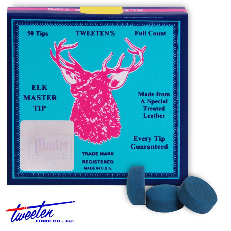 Elk Master Cue Tip Ø13mm 1 box 50 pcs – Billiard City